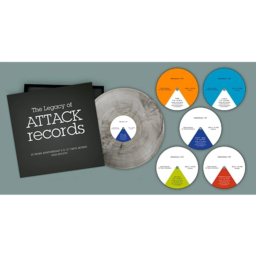 Emmanuel Top - The Legacy Of Attack Records 2025 Clear Marbled Vinyl ...