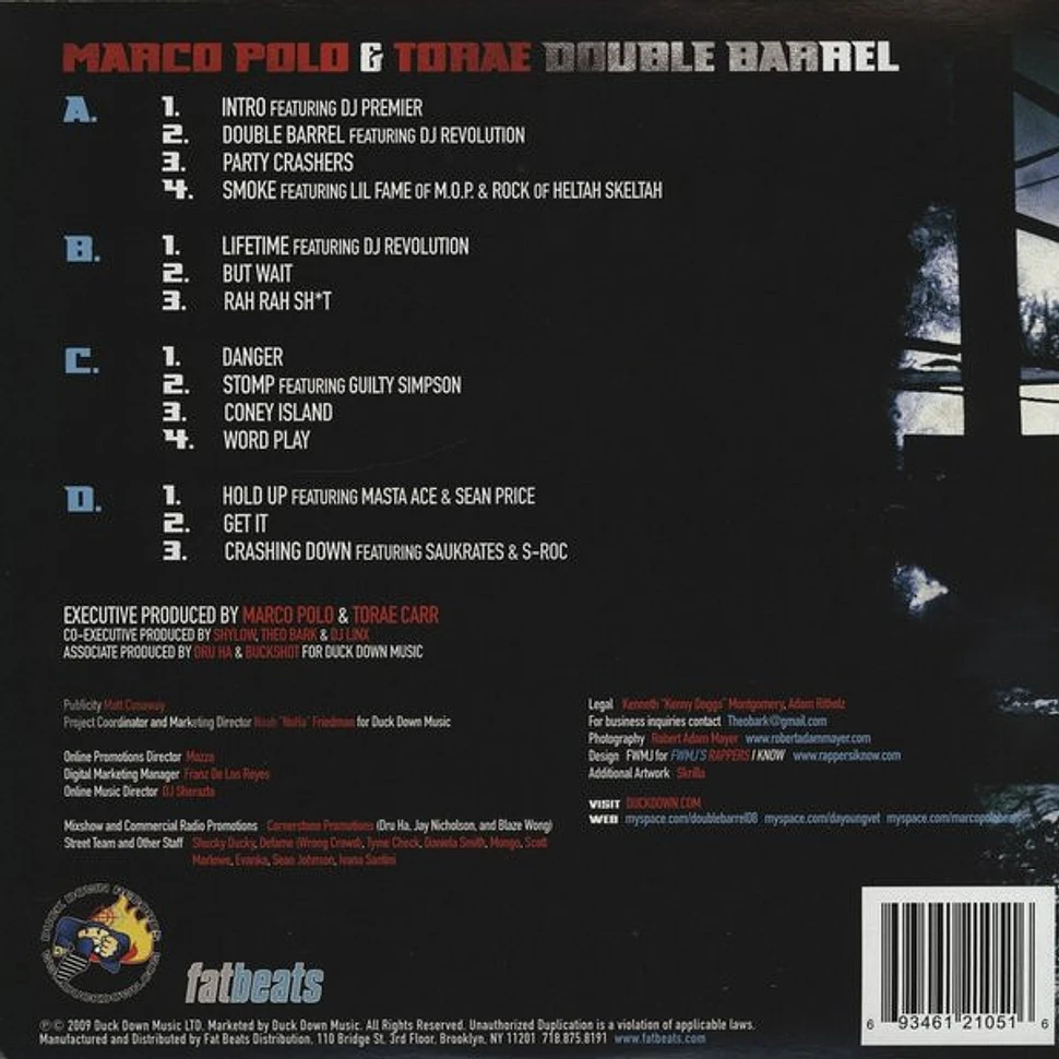 Marco Polo & Torae - Double Barrel - Vinyl 2LP - 2009 - US - Original | HHV
