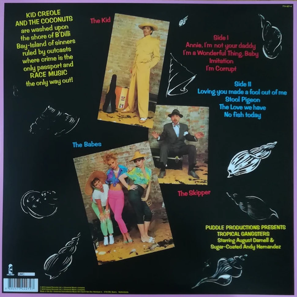 Kid Creole And The Coconuts - Tropical Gangsters - Vinyl LP - 2019 - EU ...