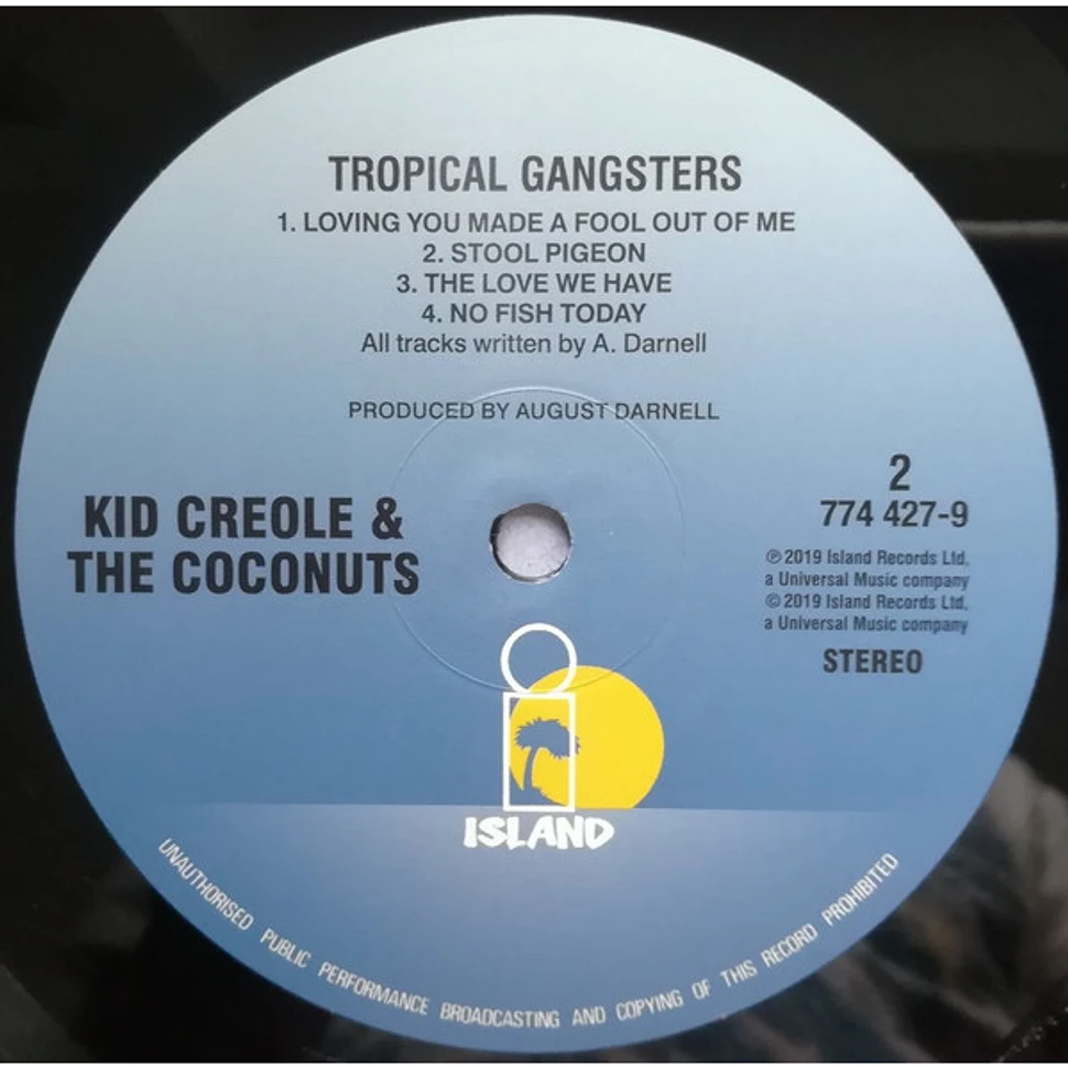 Kid Creole And The Coconuts - Tropical Gangsters - Vinyl LP - 2019 - EU ...