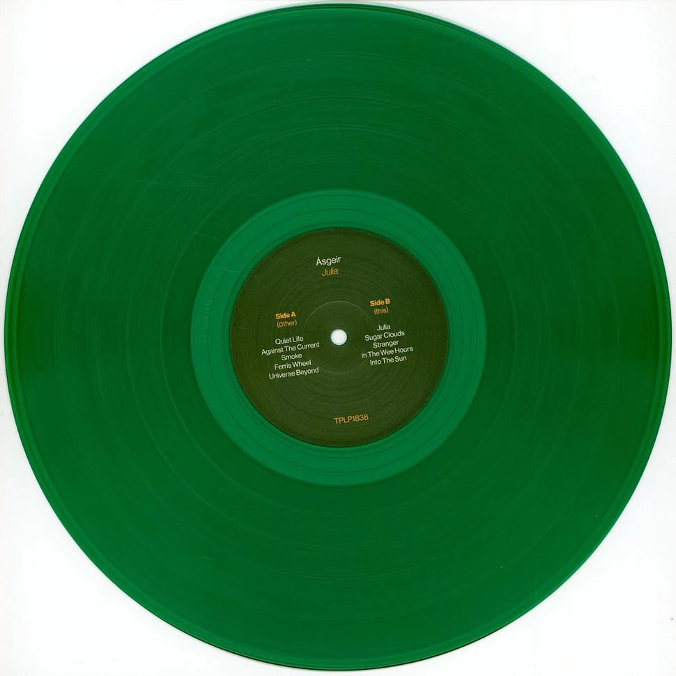 Asgeir - Julia Limited Edition Transparent Green Vinyl Edition - Vinyl ...