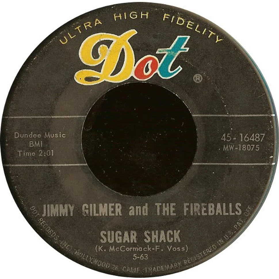 Jimmy Gilmer And The Fireballs - Sugar Shack - Vinyl 7" - 1963 - US ...