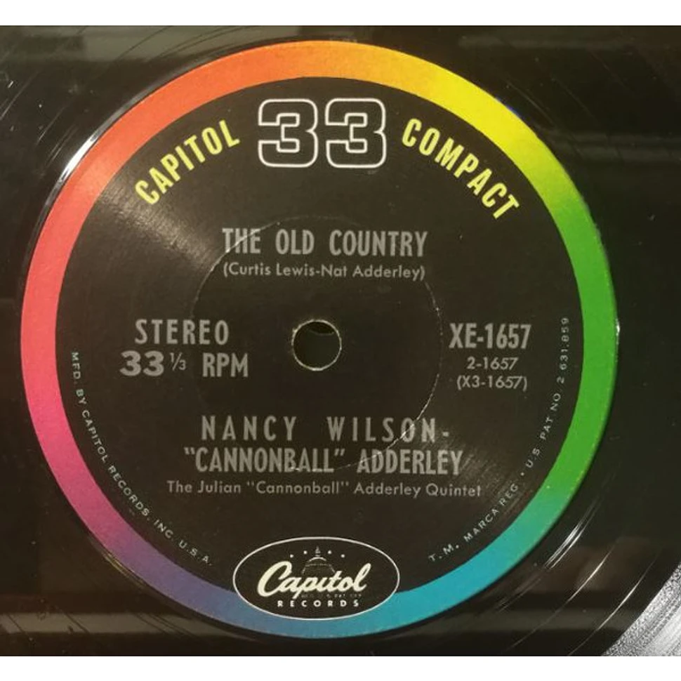 Nancy Wilson / Cannonball Adderley - Nancy Wilson / Cannonball Adderley ...