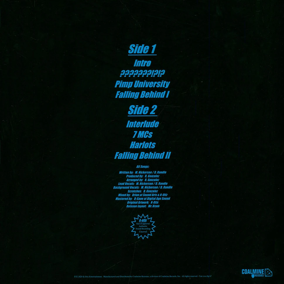 K-Otix - Spontaneity Sky Blue Vinyl Edition - Vinyl LP - 1997 - US ...