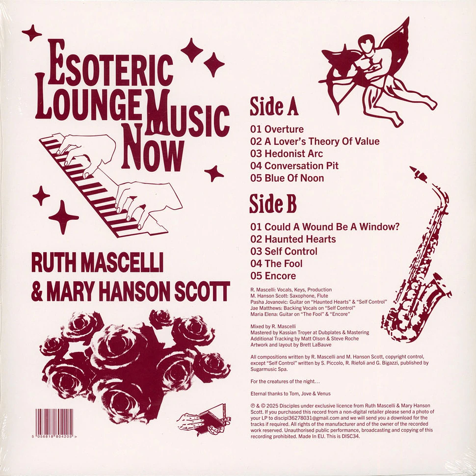 Ruth Mascelli & Mary Hanson Scott - Esoteric Lounge Music Now - Vinyl ...