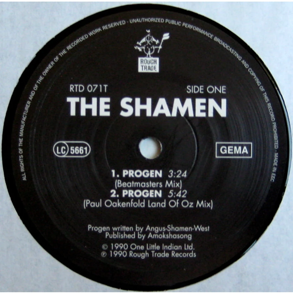 The Shamen - Pro>gen - Vinyl 12" - 1990 - DE - Original | HHV