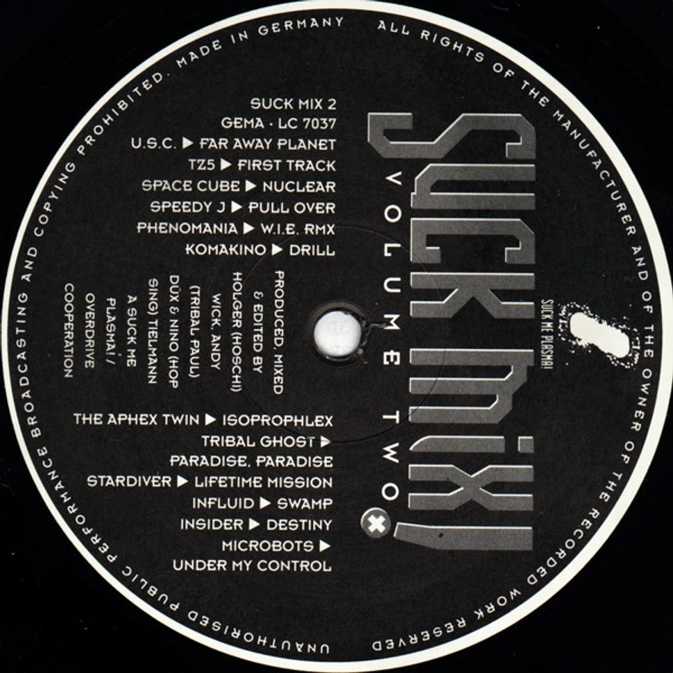Turntable Hoschis - Suck Mix! Volume Two - Vinyl 12" - 1992 - DE ...