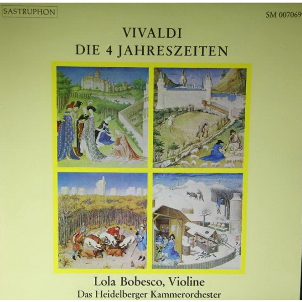 Antonio Vivaldi - Lola Bobescu, Heidelberger Kammerorchester - Die 4 Jahreszeiten - Vinyl LP ...