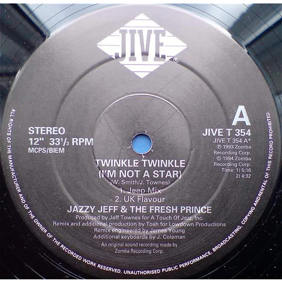 DJ Jazzy Jeff & The Fresh Prince - Twinkle Twinkle (I'm Not A Star ...