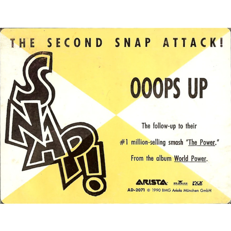 Snap! - Ooops Up - Vinyl 12" - 1990 - US - Original | HHV