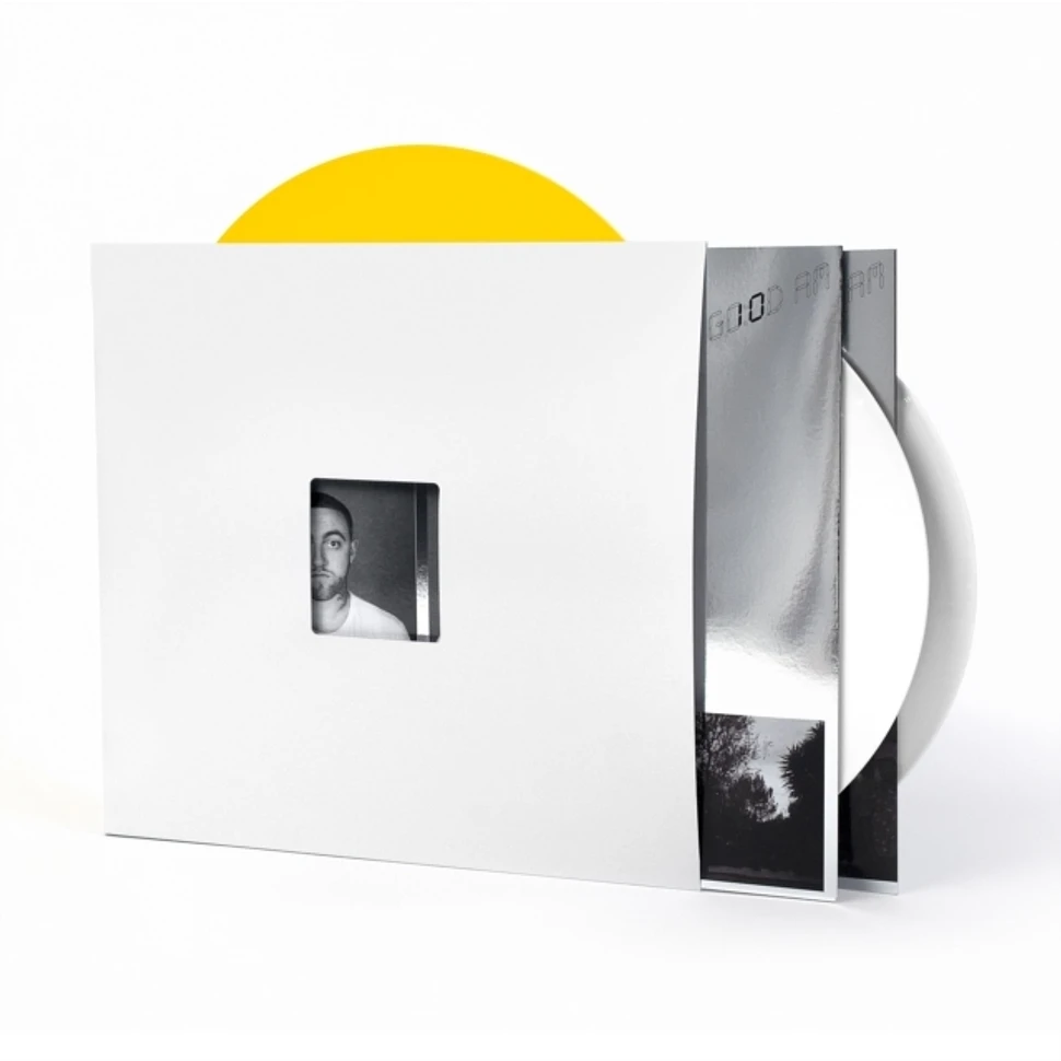 Mac Miller - GO:OD AM 10th Anniversary Clear Milky White Yellow Vinyl ...