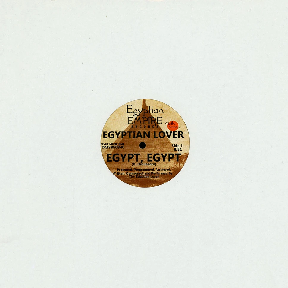 Egyptian Lover - Egypt Egypt 40th Anniversary Transparent Gold Vinyl ...