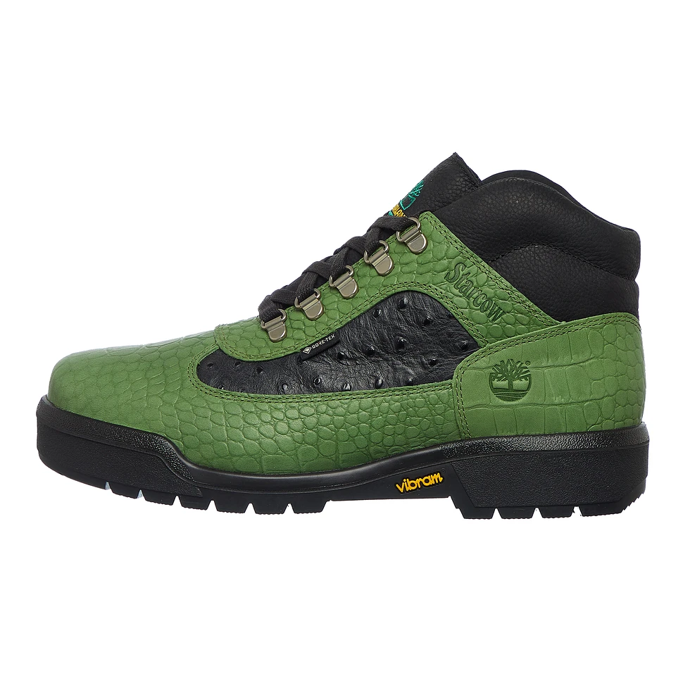 Timberland x Starcow - Field Boot Mid Lace Up GTX Boot (Medium Green ...