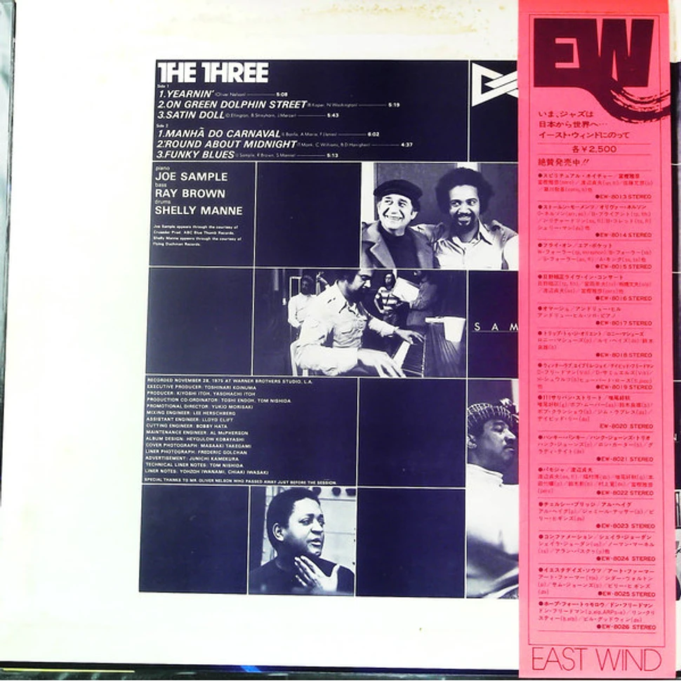 Joe Sample / Ray Brown / Shelly Manne - The Three - Vinyl LP - 1976 ...
