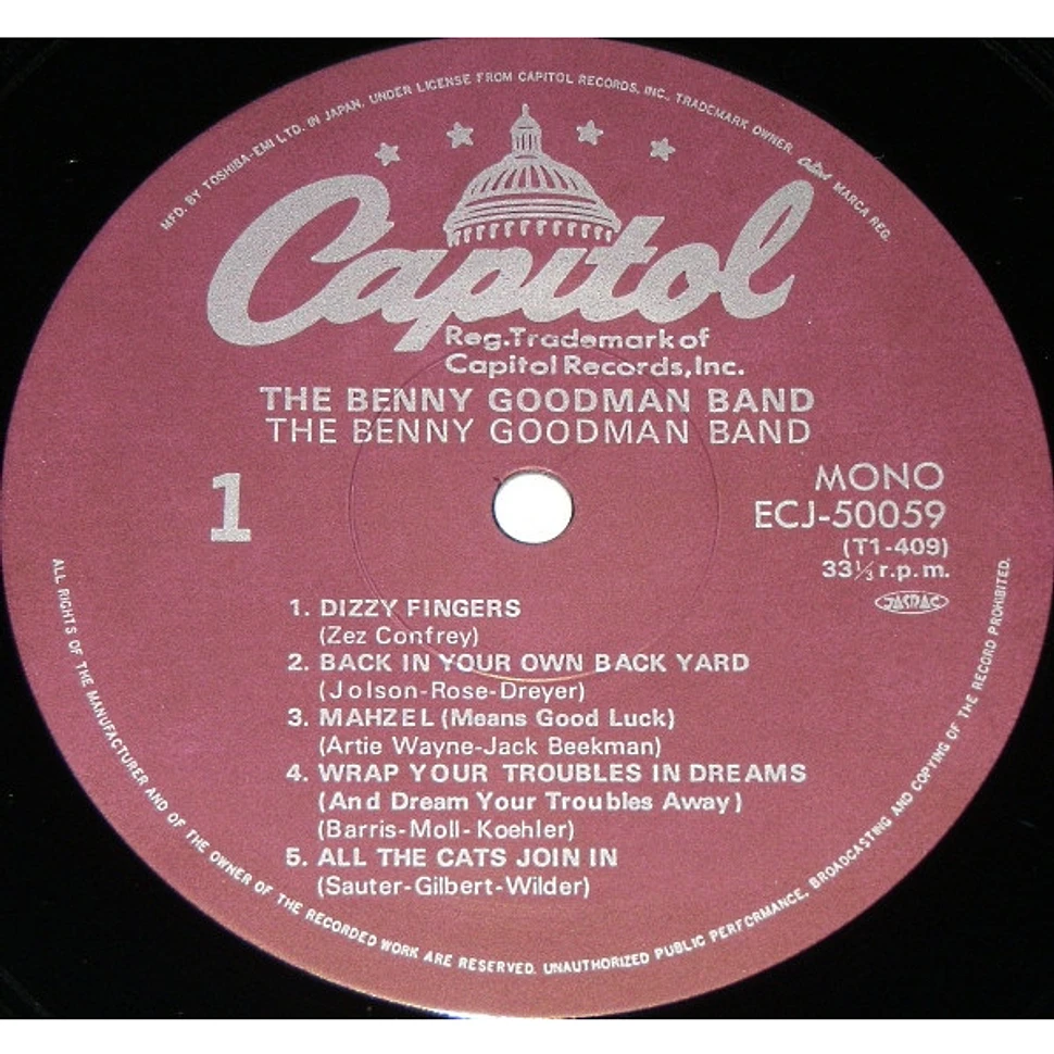 The Benny Goodman Band - The Benny Goodman Band - Vinyl LP - 1980 - JP ...