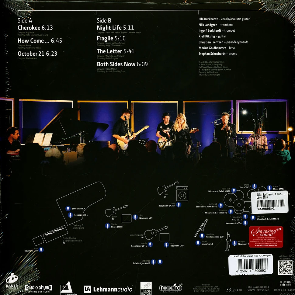 Ella Burkhardt & Band With Nils Landgren - Live 2024 - Vinyl LP - 2025 ...