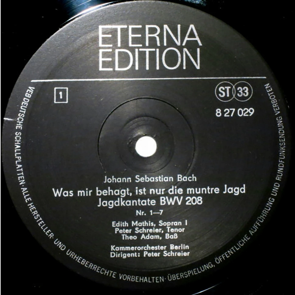 Johann Sebastian Bach, Edith Mathis, Arleen Auger, Peter Schreier, Theo ...