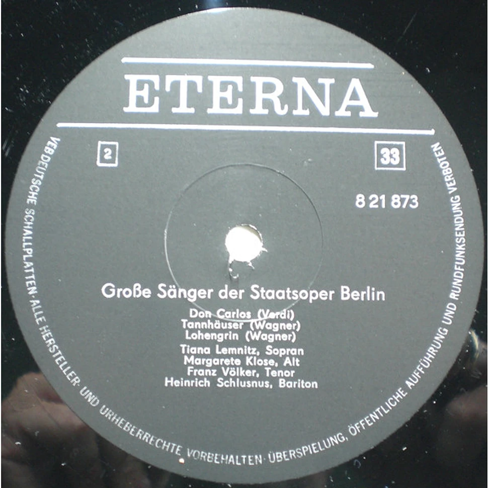Erna Berger, Tiana Lemnitz, Maria Cebotari, Margarete Klose, Helge ...