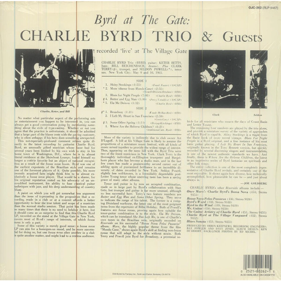 Charlie Byrd Trio - Byrd At The Gate - Vinyl LP - 1986 - US - Reissue | HHV