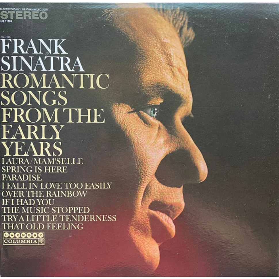 Frank Sinatra - Romantic Songs From The Early Years - Vinyl LP - 1967 ...