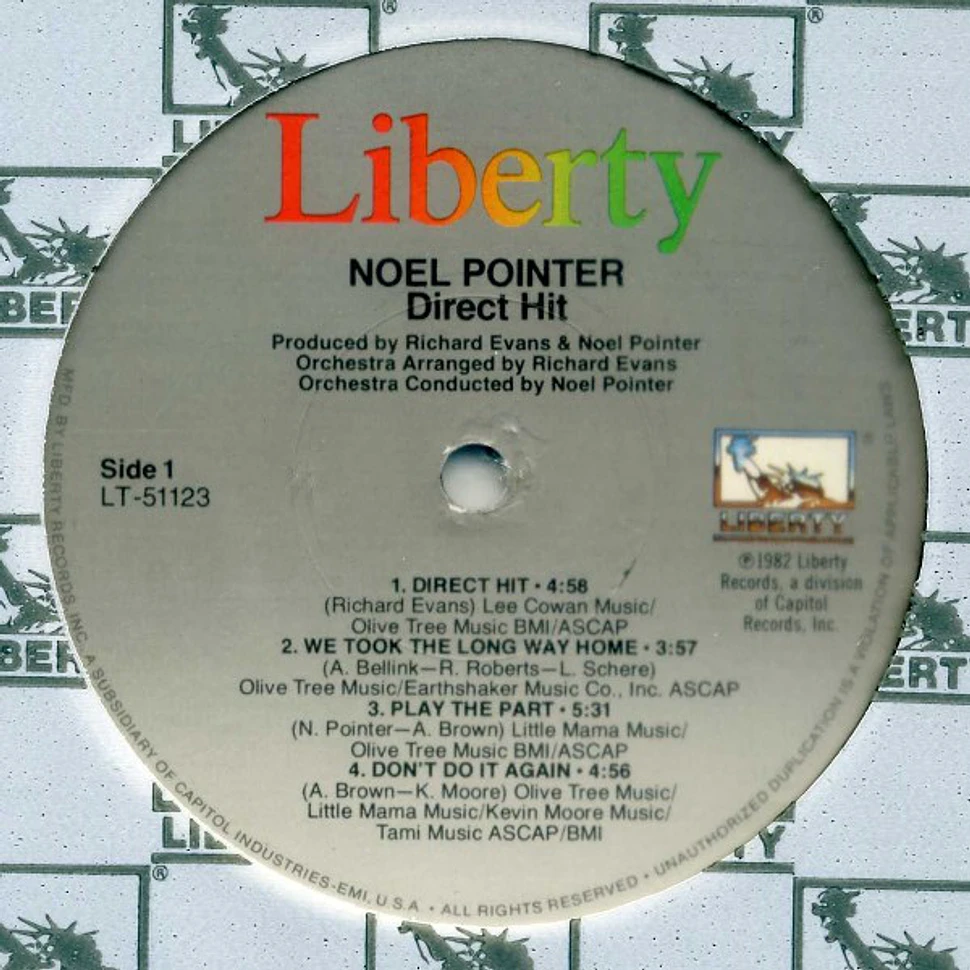 Noel Pointer - Direct Hit - Vinyl LP - 1982 - US - Original | HHV