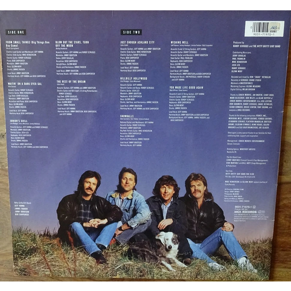 Nitty Gritty Dirt Band - The Rest Of The Dream - Vinyl LP - 1990 - EU ...