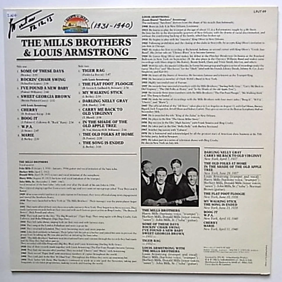 The Mills Brothers & Louis Armstrong - The Mills Brothers & Louis ...
