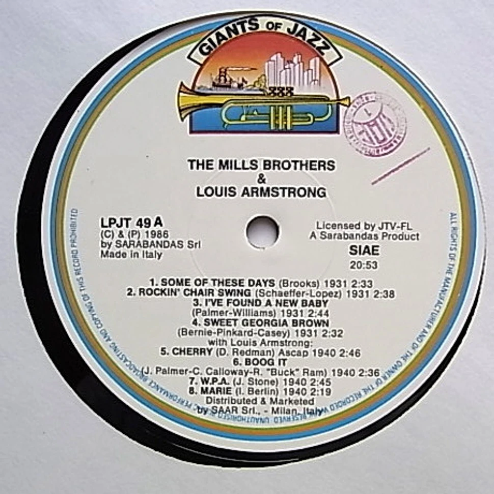 The Mills Brothers & Louis Armstrong - The Mills Brothers & Louis ...