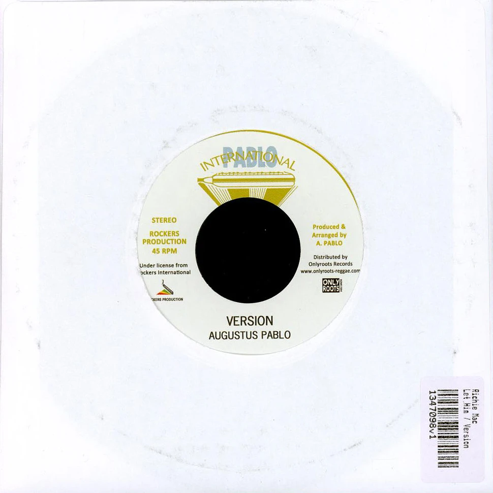 Richie Mac - Let Him / Version - Vinyl 7" - 2026 - EU - Original | HHV