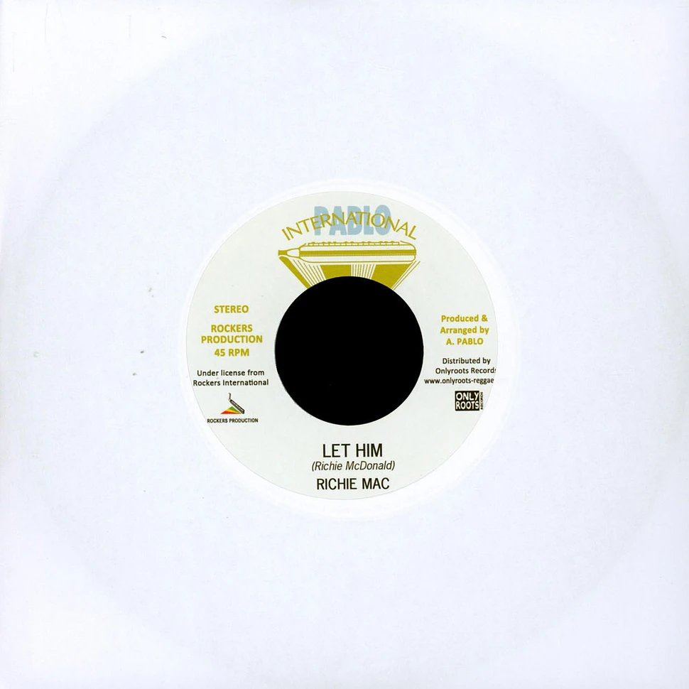 Richie Mac - Let Him / Version - Vinyl 7" - 2026 - EU - Original | HHV