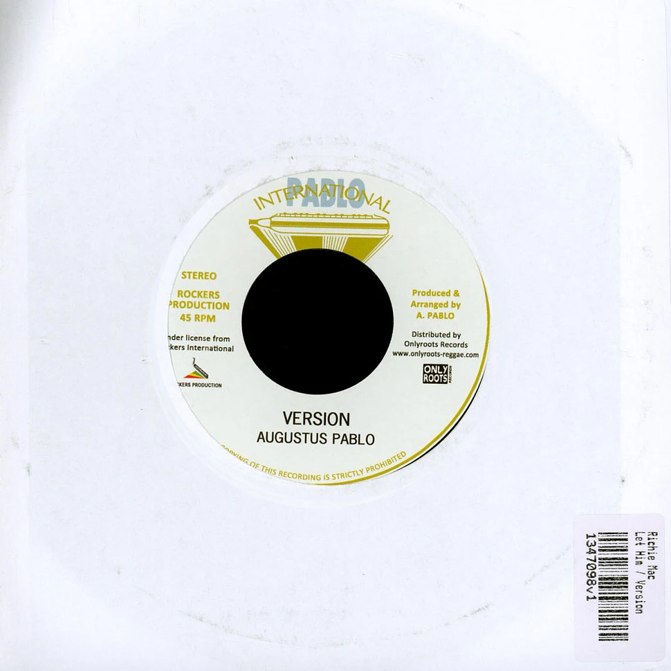 Richie Mac - Let Him / Version - Vinyl 7" - 2026 - EU - Original | HHV