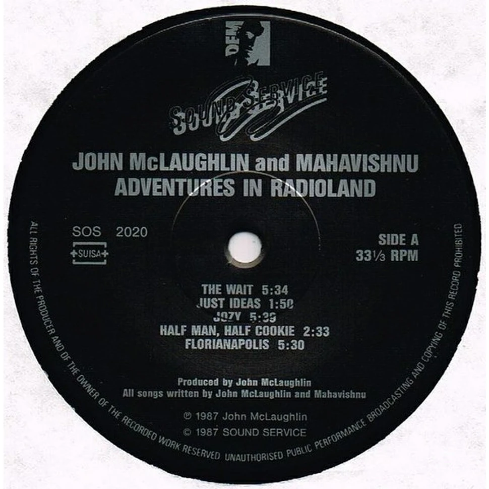 John McLaughlin And Mahavishnu Orchestra - Adventures In Radioland ...