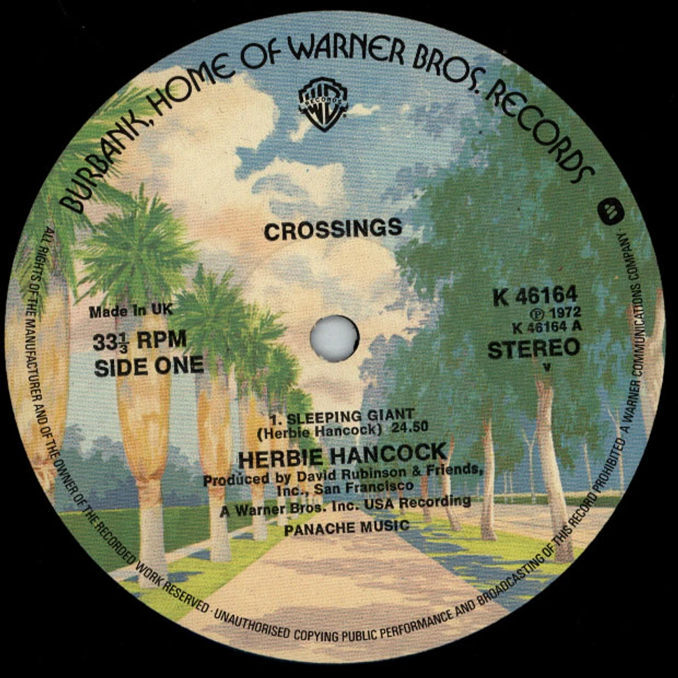 Herbie Hancock - Crossings - Vinyl LP - 1972 - UK - Original | HHV