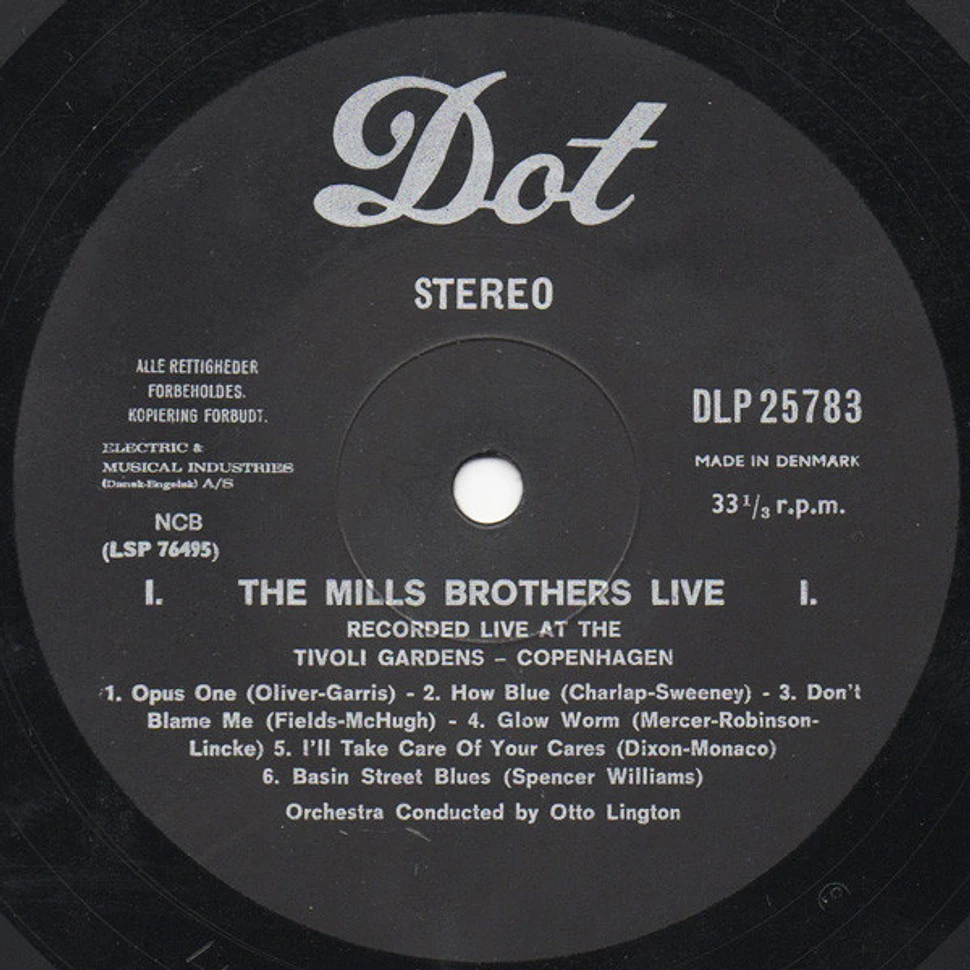 The Mills Brothers - The Mills Brothers Live! Recorded At The Tivoli ...