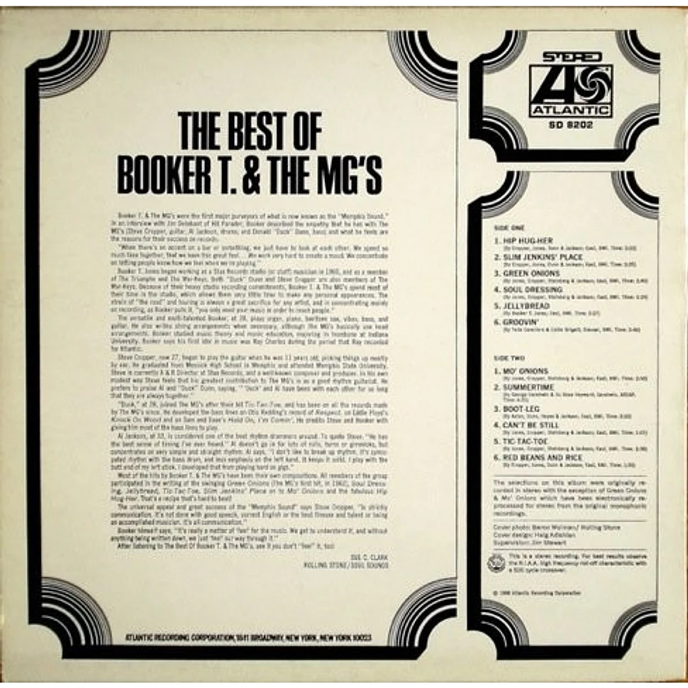 Booker T & The MG's - The Best Of Booker T & The MG's - Vinyl LP - 1968 ...
