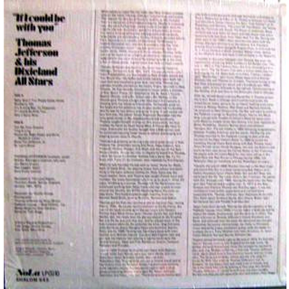 Thomas Jefferson - "If I Could Be With You" - Vinyl LP - 1974 - US ...