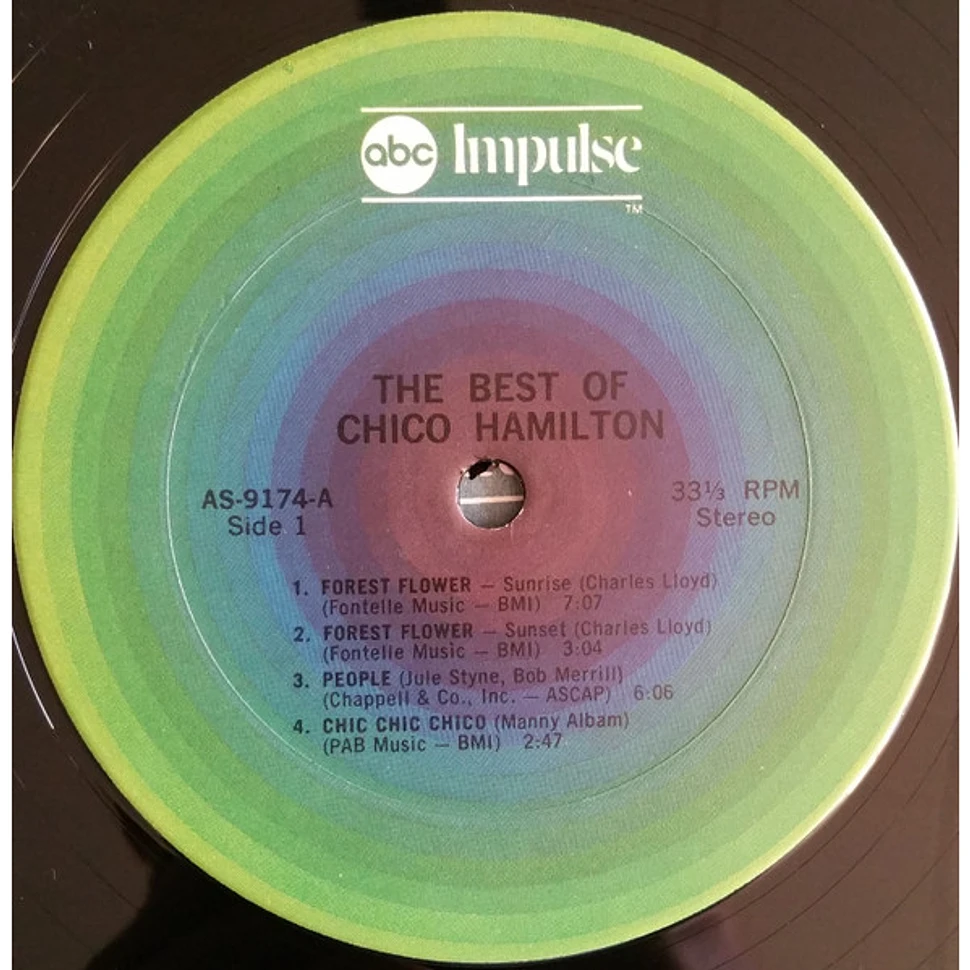 Chico Hamilton - The Best Of Chico Hamilton - Vinyl LP - 1969 - US ...