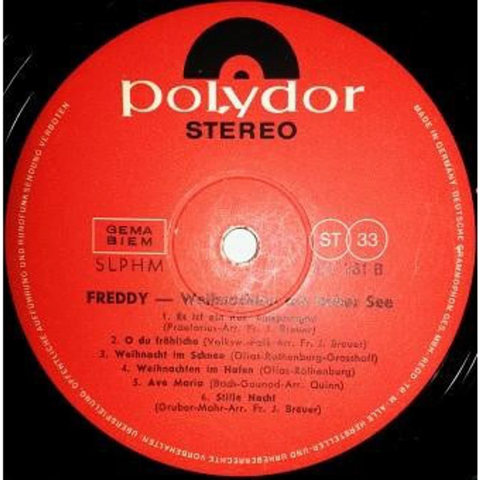 Freddy Quinn - Weihnachten Auf Hoher See - Vinyl LP - 1963 - DE ...