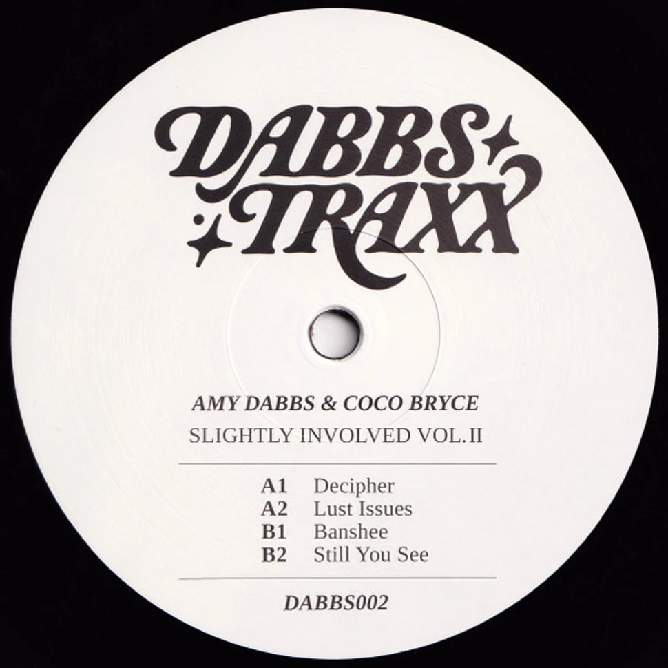 Amy Dabbs & Coco Bryce - Slightly Involved Vol. II - Vinyl 12" - 2024 ...