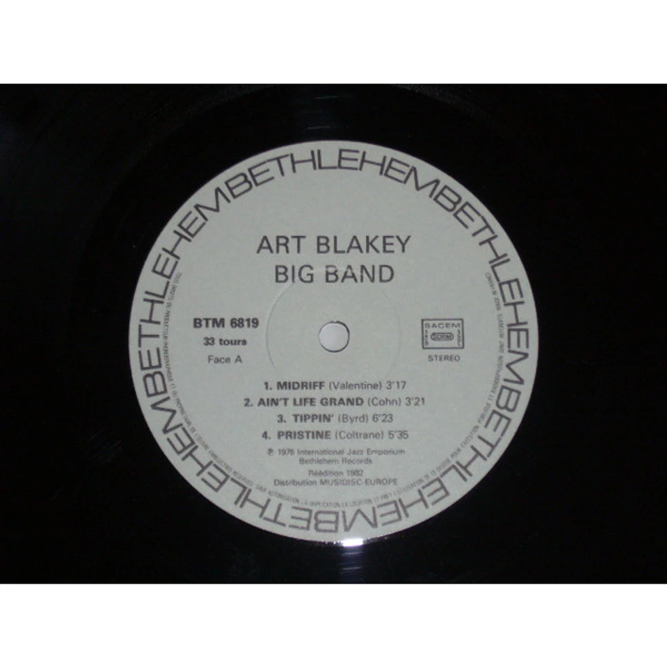 Art Blakey's Big Band Featuring John Coltrane - Art Blakey's Big Band ...