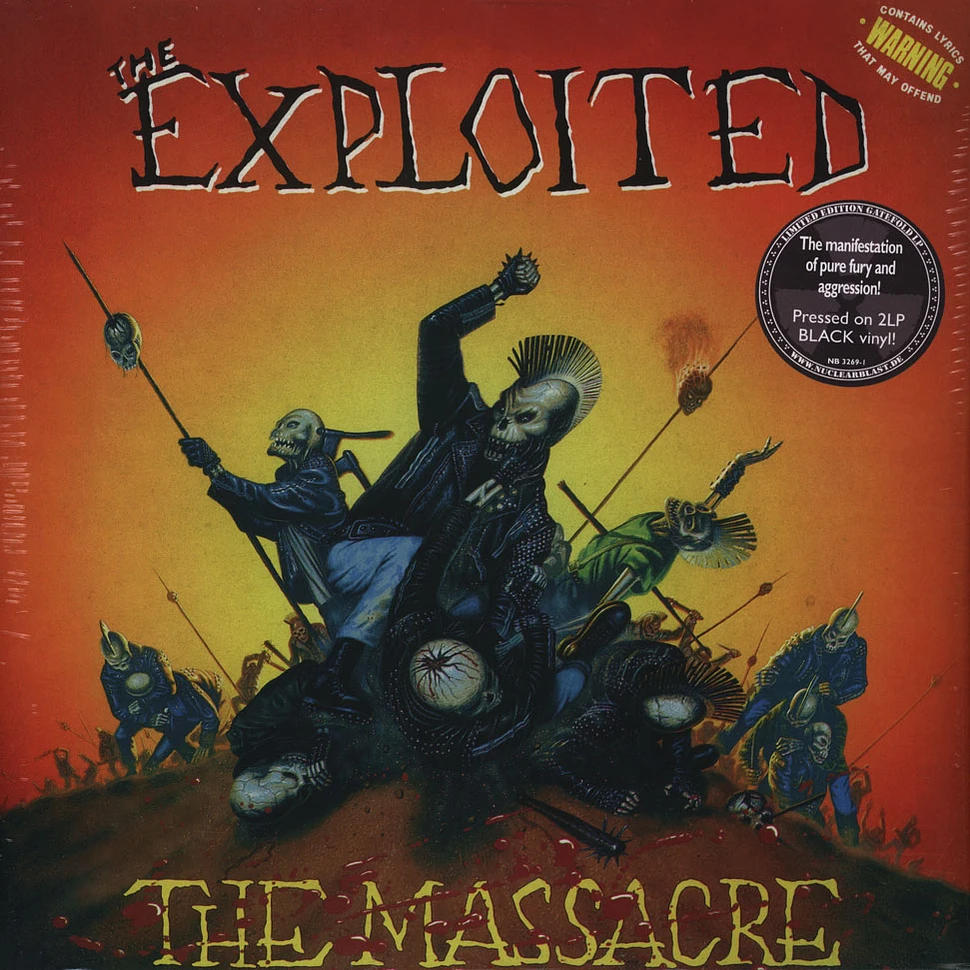 The Exploited - The Massacre Special Edition - Vinyl 2LP - 2014 - EU ...