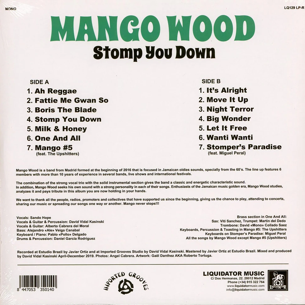 Mango Wood - Stomp You Down Record Store Day 2026 Edition - Vinyl LP ...